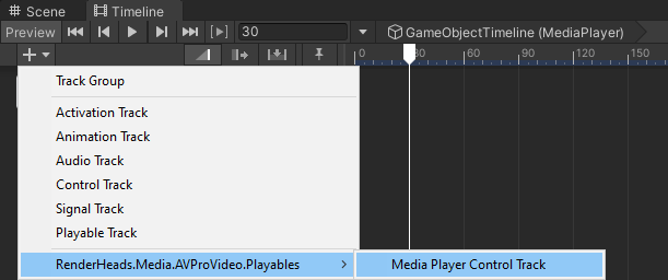 Timeline Playables | AVPro Video - Documentation